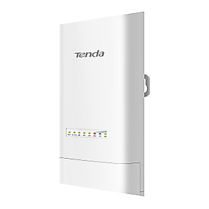 Tenda OS3 5.8GHz AC867 Long Range Outdoor CPE, 12dBi, 5km+|Point to Point Wireless Bridge| 4 Fast Ethernet LAN Ports, Passive PoE Powered, IP65 Weatherproof, 6KV Lightning Protection(1 Pack)