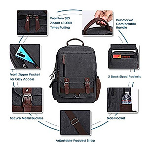 WOWBOX Sling Bag for Men Sling Backpack 13.3" Laptop Messenger Bag