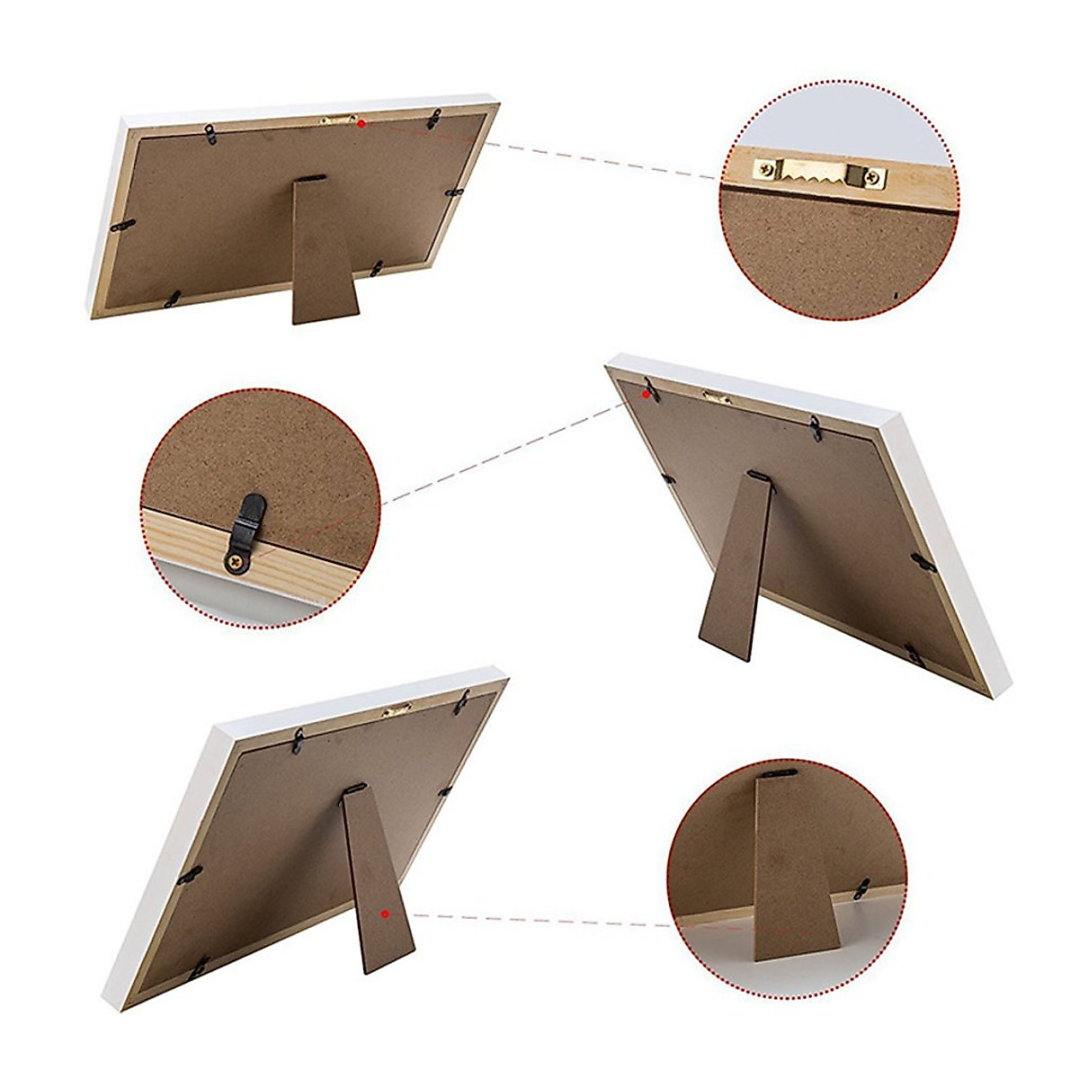 Baby Handprint & Footprint Picture Frame Kit, Pure Vie Gorgeous Keepsake Frame with Clay Imprint Kit - Memorable Keepsakes Gift for New Born Baby Shower or Christening Gift, Toddlers Birthday Presents