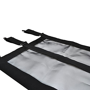 vomvomp Adjustable Horse Stall Guard Keep Horse Securely in Stall with Mesh Allow Air Flow