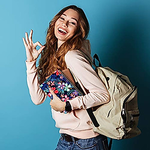 XYark Dot Grid Notebook Spiral, Flower A5 Dotted Bullet Grid Journals Bulk, 100GSM Thick Paper Travel Journal Set, Hard Cover, Wirebound Diary Planner, 75 Sheets per Book, 5.7x8.3 inch, 3 Pack