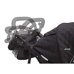 Jeep Cross-Country Sport Plus Jogging Stroller by Delta Children, Charcoal Galaxy