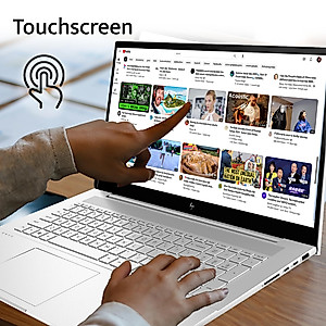 HP Envy 17.3" FHD IPS Touchscreen Laptop, Intel Core i7-1260P, 64GB RAM, 4TB PCIe SSD, Backlit Keyboard, Intel Iris Xe Graphics, 5MP IR Camera, Win 11 Pro, Silver, 32GB Hotface USB Card