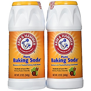 Arm & Hammer Pure Baking Soda Shaker 12 Oz (Pack of 2)