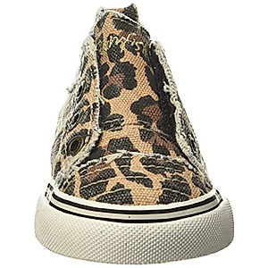 Blowfish Malibu Girls Play-k Sneaker, Natural City Kitty, 4 Big Kid