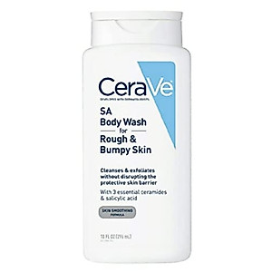 CeraVe SA Skin Care for Rough and Bumpy Skin Bundle - SA Body Wash (10 fl oz) and SA Moisturizing Lotion (8 fl oz) - Skin Smoothing Formula with Salicylic Acid