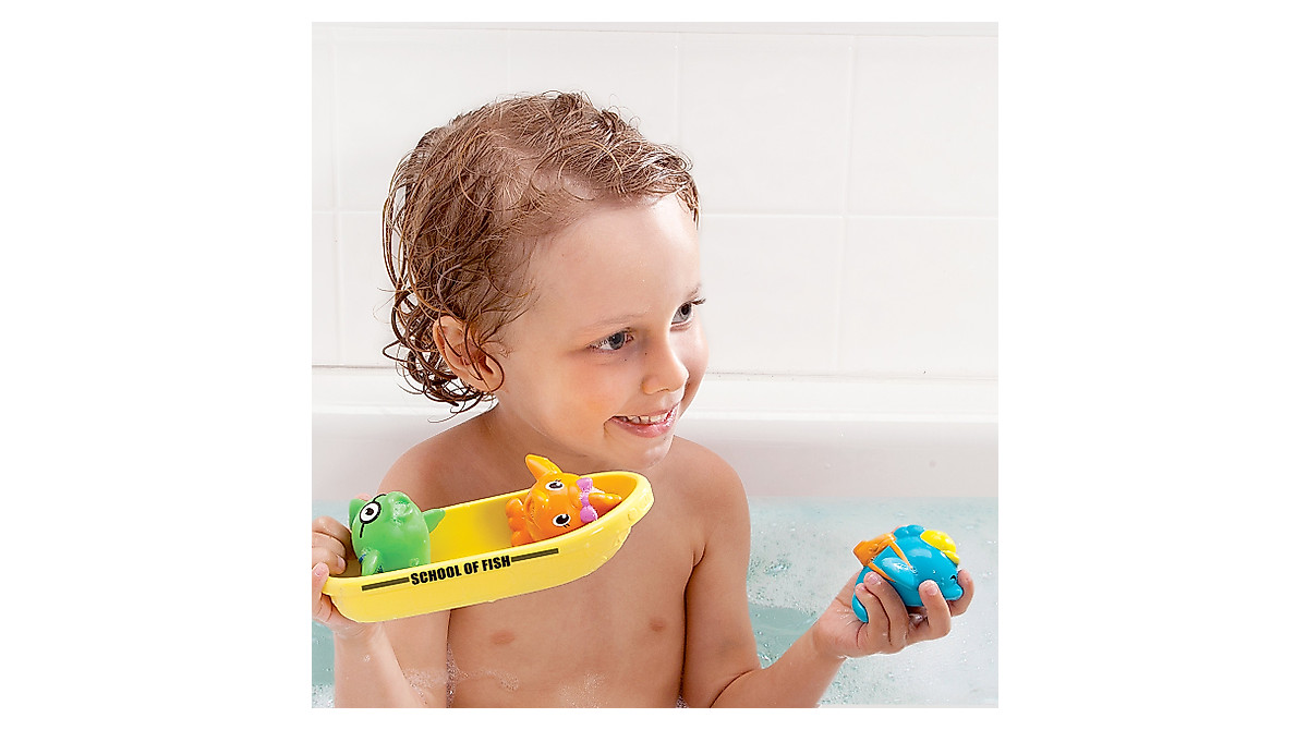 Munchkin Ocean Friends Bath Toy & Storage Set - Fun & Practical