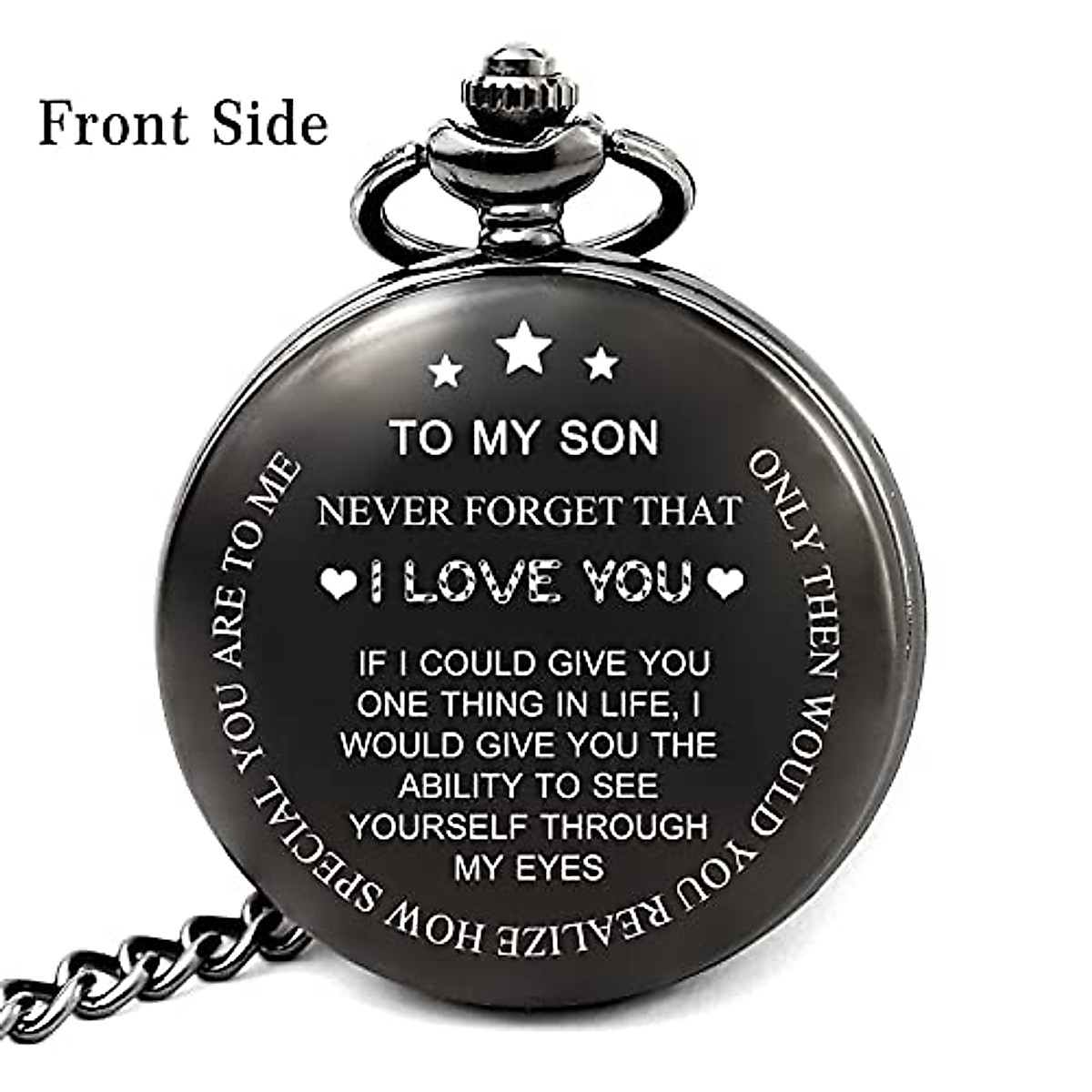 levonta Son Gifts from Mom and Dad Personalized Pocket Watch (How Special Son)