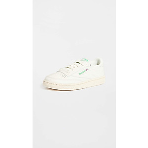Reebok Women's Club C 85 Vintage Sneaker, Chalk/Glen Green/Paperwhite/Excellent RED, 11
