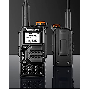UV-K5 Dual Band Radio 5 Watt Output Portable Two-Way Radio with NOAA Weather Alert Walkie Talki FM (1pc)