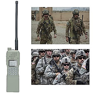 2Pack Baofeng Dual Band VHF UHF SMA-Female Tactical Antenna for Baofeng AR-152 UV-5R UV-82 BF-F8HP BF-H6 BF-888S TP-8Plus Kenwood TYT Etc Two Way Radio