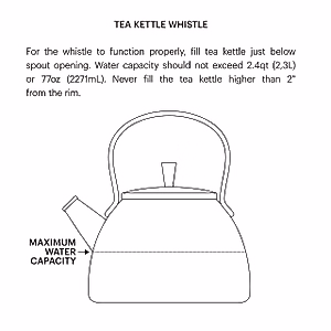 Kate Spade New York Black Deco Kettle, 3.80 LB, Scatter Dot