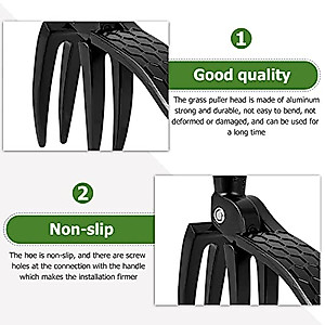 TANSHOP Weed Picker Weed Removal Tool for Garden Stand-Up-Weeder Weed Puller - Easily Remove Weeds Without Bending or Kneeling - Aluminum and Anti-Rust