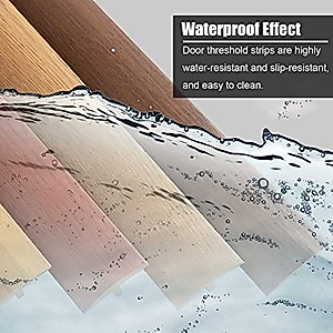 Floor Threshold Strips Vinyl Transition Strips Tile to Laminate 4cm Wide,t-Shape Indoor Reducer Flute,Wood/Carpet Edge Transition (Color : White)
