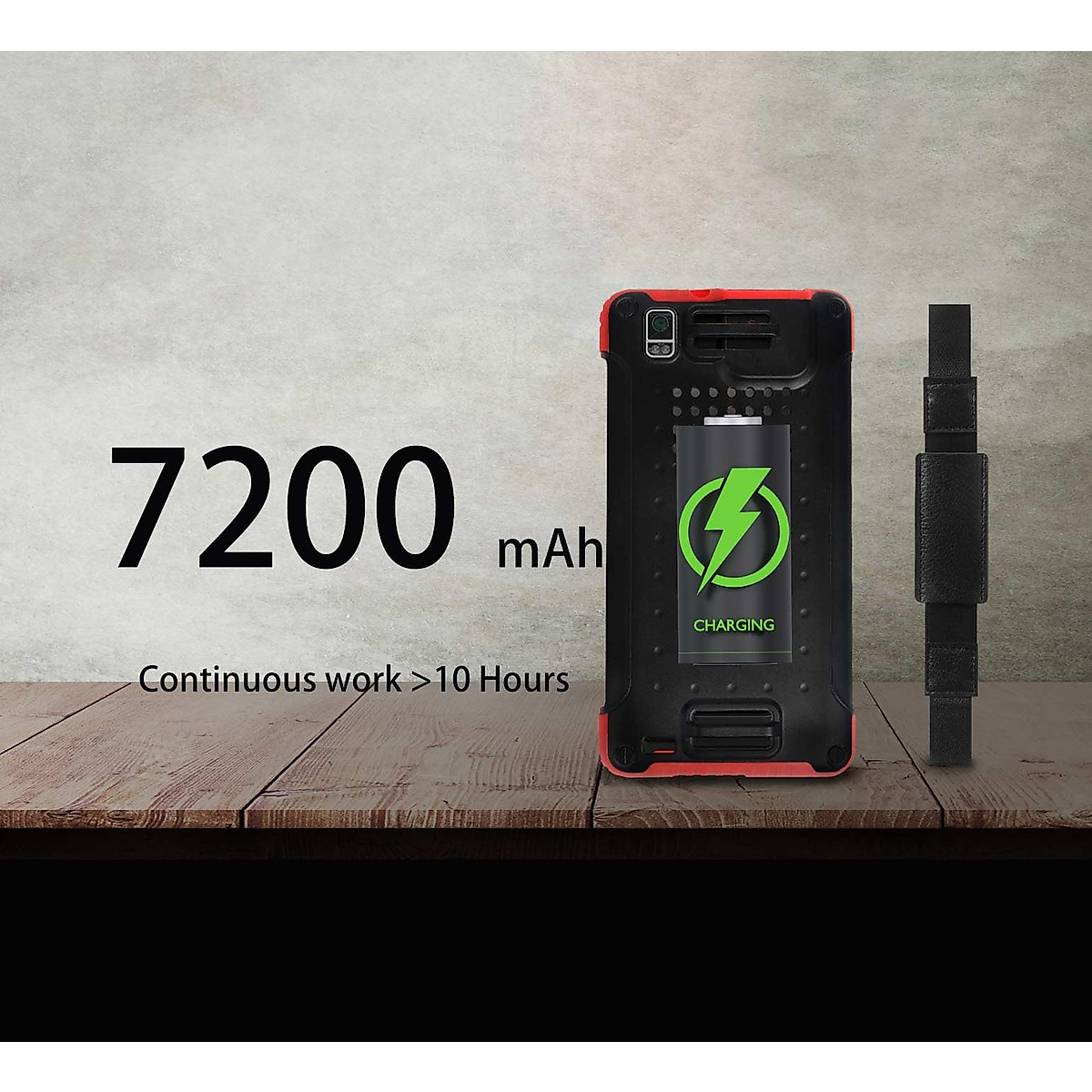 7" Android Rugged Tablet Barcode Scanner, 8 core CPU, NFC,WiFi,Bluetooth,IP67 Industrial Tablet with 1D 2D Laser Barcode Scanner for Inventory & Field Applications