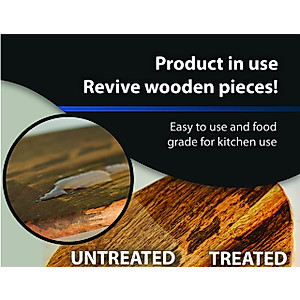 NSF Certified Food Grade Mineral Oil – Gallon (128oz), Certified Food Safe Conditioner for Wood Cutting Boards, Butcher Blocks and Stainless-Steel Kitchen Equipment