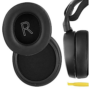 Geekria QuickFit Replacement Ear Pads for SteelSeries Arctis Prime Arctis PRO Arctis 9X Arctis 7 Arctis 5 Arctis 3 Headphones Ear Cushions, Headset Earpads, Ear Cups Cover Repair Parts (Black)