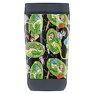 THERMOS Rick and Morty Portal Mayhem GUARDIAN COLLECTION Stainless Steel Travel Tumbler, Vacuum insulated & Double Wall, 12 oz.
