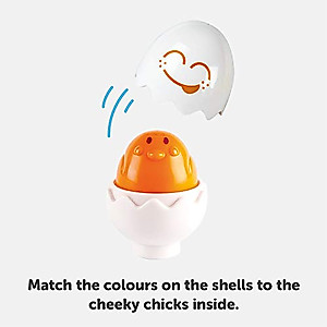 TOMY Toomies Hide & Squeak Easter Eggs Toddler Toys - Matching & Sorting Learning Toys - Sensory Toys for Boys and Girls 18 Months and Up