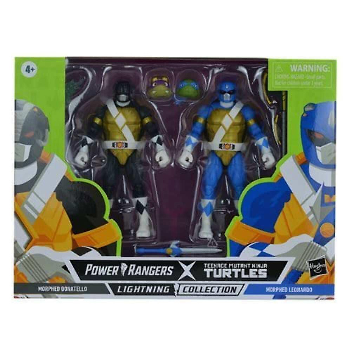 Power Rangers X TMNT Foot Soldier and Red Ranger Figures