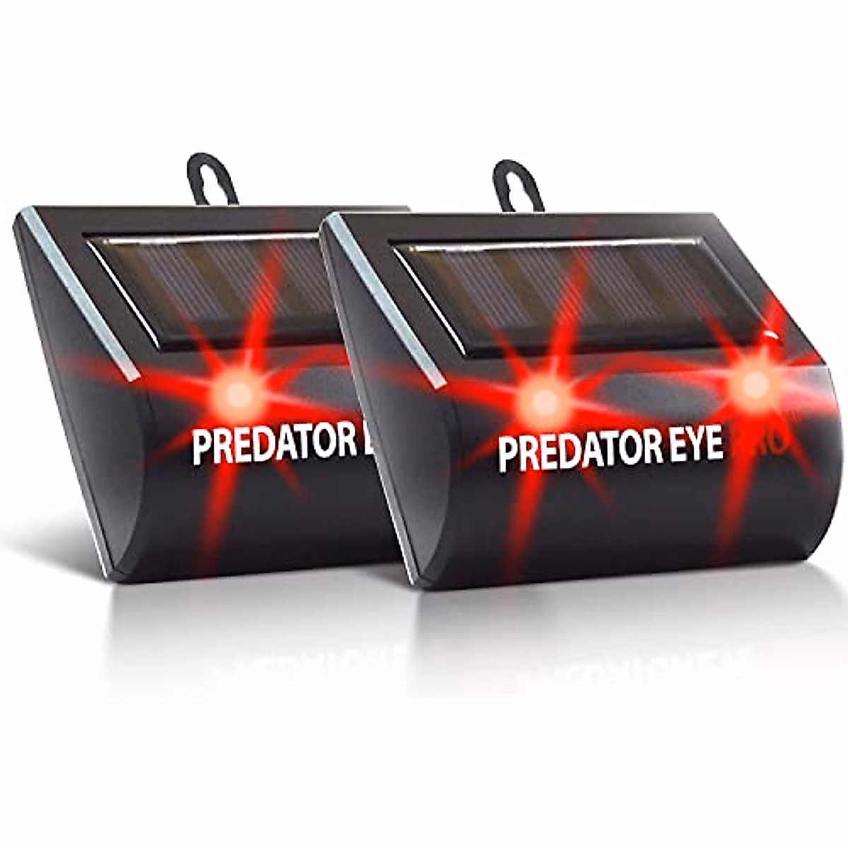Predator Eye PRO - Aspectek - 4600sq ft Coverage w/Kick Stand Solar Powered Predator Light Deterrent Light Night Time Animal Control - 2 Pack