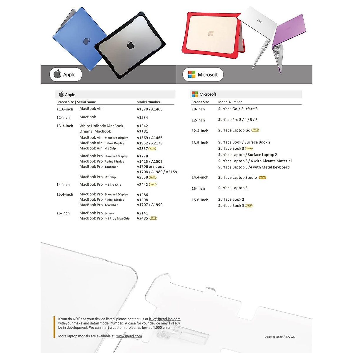 mCover Case Compatible for 2016~2022 13.5" Microsoft Surface Book 1/2 / 3 with Detachable Tablet Display ONLY (NOT Fitting Cheaper Surface Laptop Models) - Black