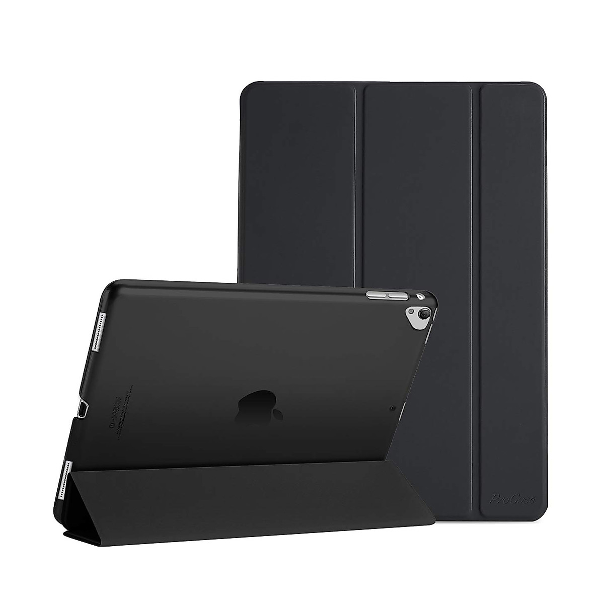 ProCase Smart Case for iPad Pro 12.9 1st and 2nd Generation (2015 and 2017 Model), Stand Cover Support Auto Sleep/Wake -Black