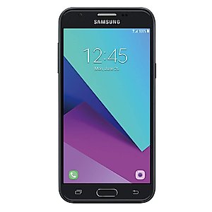 Samsung Galaxy J3 Prime J327A | (16GB, 1.5 RAM) | 5" Full HD Display | Dual Camera | 2,600 mAh Battery | Android 7.0 Nougat | 4G LTE | GSM Unlocked Smartphone - (Black)