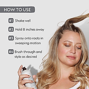 FOUR REASONS Invisible Dry Shampoo For Women- Fine Powder Dry Shampoo With No Visible Residue For All Hair Colors- Adds Volume, Removes Oiliness & Refreshes Hair- 8.5 Ounce