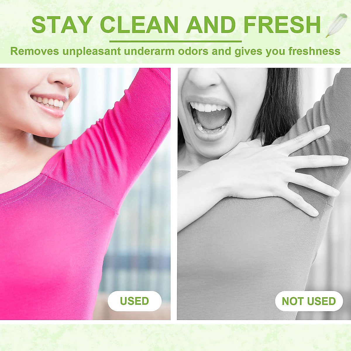 Timgle 150 Pcs Antiperspirant Deodorant Wipes Individually Wrapped Bulk Armpit Deodorant Sweat Wipes Body Wipes for Women Men Teens Underarm Armpit Excessive Sweating(Bright)