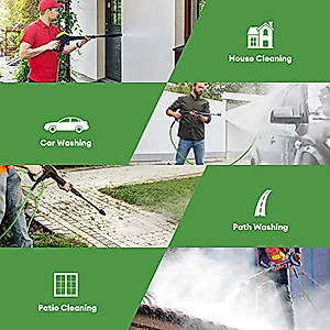 Pressure Washer Hose 50 FT 1/4" Kink Resistant Power Washer Hose M22-14mm Pressure Washer Replacement Hose 3600 PSI Universal Electric Power Wash Hose for Replacement