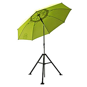 Revco UB-250-Yellow Ub-250 Black Stallion Flame Retardant Umbrella w/Stand