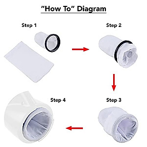 POOL BLASTER Genuine Microfilter Bags 5-Pack for Aqua Broom, Aqua Broom Ultra, Catfish, Catfish Ultra, Fusion PV-5, Hydro 100, iVac 250, iVac C2, Max, Max CG, Max HD, Millennium, Volt FX-4, Volt FX-8