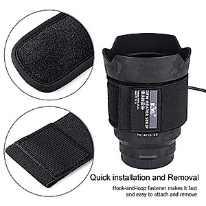 USB Lens Warmer, Lens Dew Heater Strip with Temperature Regulator, Condensation Prevention for Telescopes Camera DSLR Lens Telescope Eyepieces Less Than 3.15 inch (80mm) in Diameter