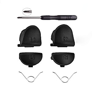4 PCS Set Buttons Trigger Buttons L1 R1 L2 R2 Replacement for Sony Playstation 4 PS4 JDS-011 JDS-010 Controller