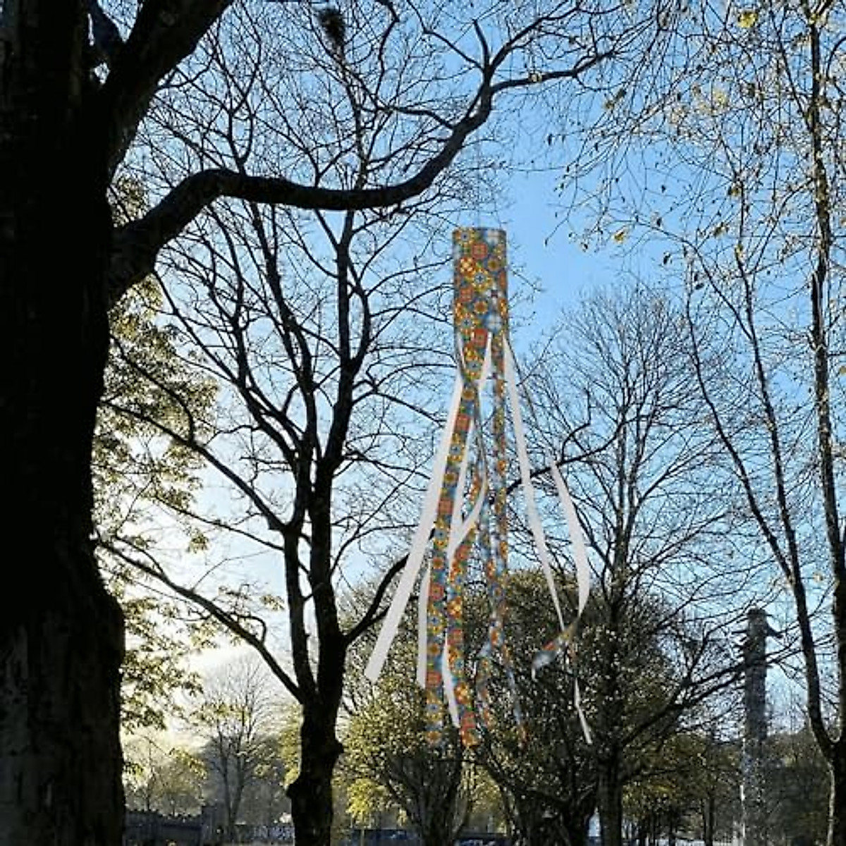 Mexican Talavera Ceramic Tile Halloween Windsocks Flag 59 Inch Flag Wind Socks Outdoor Hanging Decoration Halloween Decorations Halloween Decor Outdoor For Home Yard Patio Lawn Garden