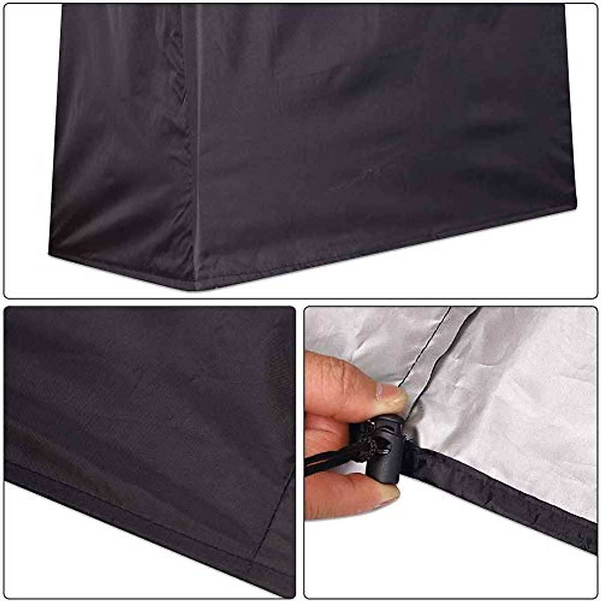 Patio Heater Covers,87 Inch Outdoor Garden Heater Patio Cover for Standing Heater Pyramid Torch Patio Heaters Outdoor Furniture,Waterproof,Dustproof,Wind-Resistant,Sunlight-Resistant,Snow-Resistant