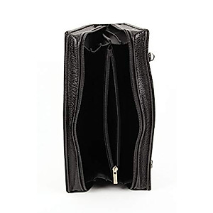 Black Vinyl Alice In Wonderland Book Handbag Novelty Clutch Purse Crossbody Bag Small