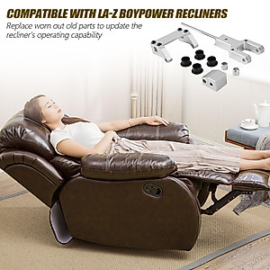 Tesmirror Metal Toggle Drive Connector and Metal Drive Toggle and Clevis Mount Power Recliners,Fits for La-Z-Boy/Lazyboy Power Recliners,Fits All L-Z-Boy Power Recliners
