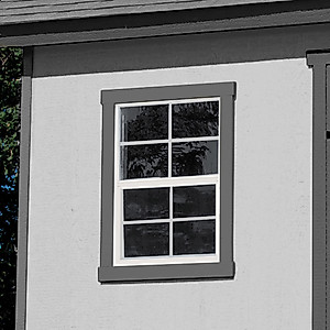 Handy Home Products Beachwood 8x12 Do-it-Yourself Wooden Storage Shed Tan