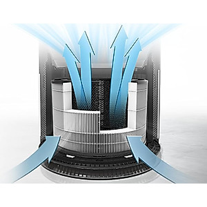 AAFTDT301 Air Filter For LG PuriCare 360 Air Purifier, AS560DWR0 & AS330DWR0, H13 True Hepa Filter with High Efficiency Activated Carbon and Pre-filter, Model Number AAFTDT301
