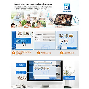 Plustek Photo Scanner - ephoto Z300, Scan 4x6 Photo in 2sec, Auto Crop and Deskew CCD Sensor. Support Mac and PC