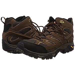 Merrell Men's Moab 2 Mid Gtx Hiking Boot, Earth, 11 M US