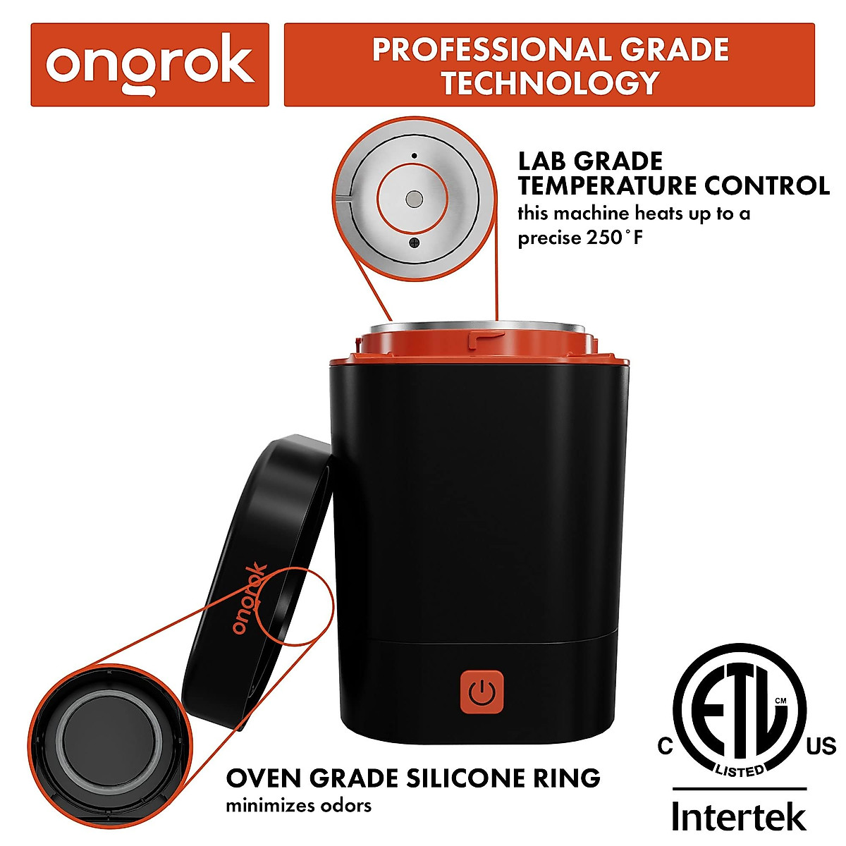 ONGROK Decarboxylator Machine for Herbs, Easy to Use, Decarb Box Device, Minimal Odor, Sleek Design, Durable Body