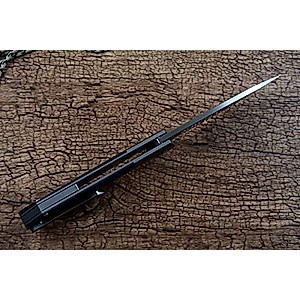 TWOSUN TS223 M390 Blade Titanium Carbon Fiber Handle Frame Lock Gift Collection Folding Knives