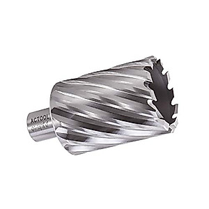 ACTOOL 1-13/16" Diameter × 2" Depth of Cut HSS ANNULAR Cutter with 3/4'' Weldon Shank