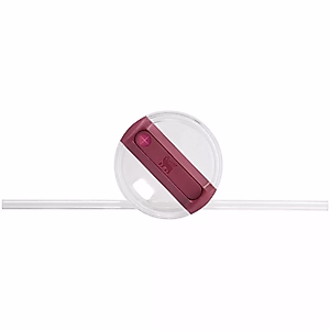 STANLEY Quencher H2.0 FlowState Stainless Steel Vacuum Insulated Tumbler with Lid and Straw for Water, Iced Tea or Coffee (Cherry Mocha, 40 oz)