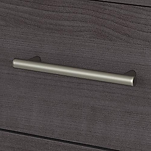 Bush Furniture Somerset 60W L Shaped Desk with Storage in Storm Gray