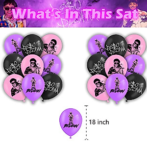 Celebrate Birthday Party Peso Pluma Style - Party Decorations Including Banner, Balloons, Cake Topper, and Cupcake Toppers