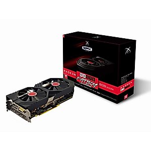 XFX Radeon RX 590 Fatboy Core Edition 8GB OC+ 1565M GDDR5 Dynamic 22 Blade Fan 3xDP HDMI DVI - RX-590P8DLD6